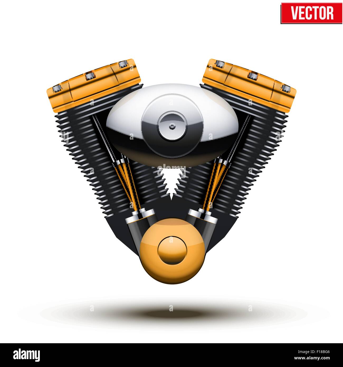 Motorcycle Engine Vector