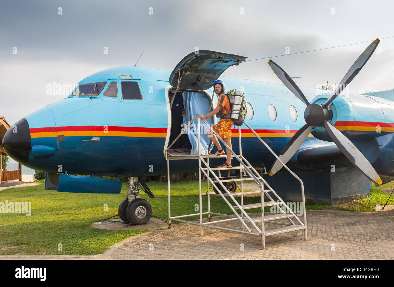 cylinder Radial Engine engine and propeller of historical airplane ...