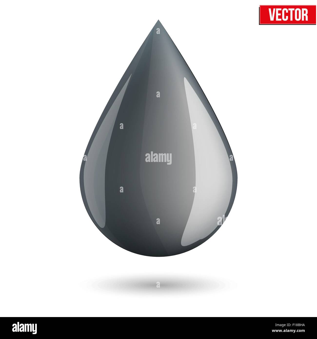 Vector symbol of petroleum black drop Stock Vector Image & Art - Alamy