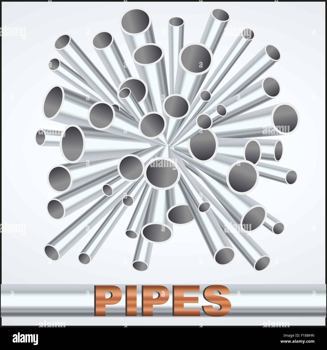 Cluster of piles Stock Vector Images - Alamy