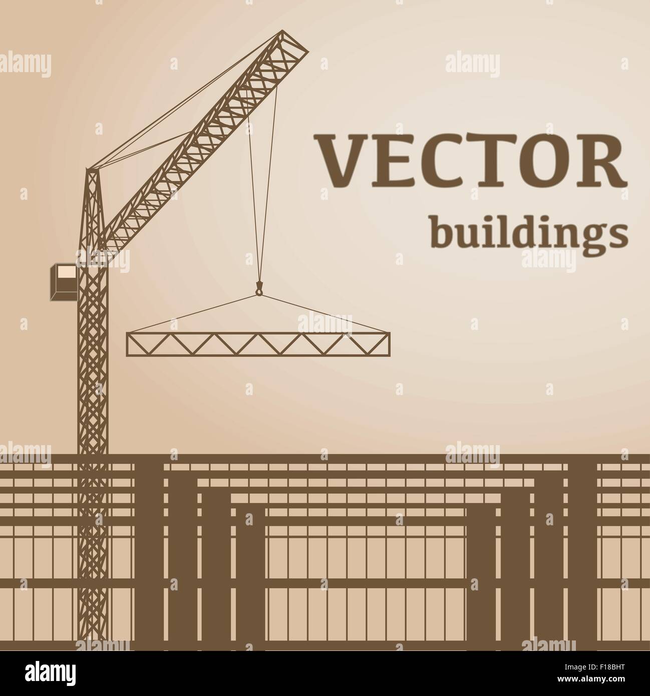 Cranes city skyline Stock Vector Images - Alamy