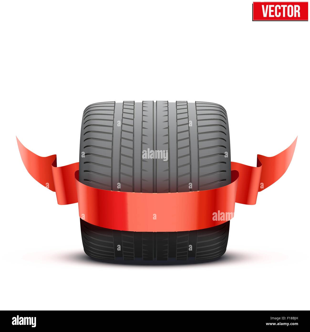 sports car race wide wheel with winner ribbon Stock Vector Image & Art ...