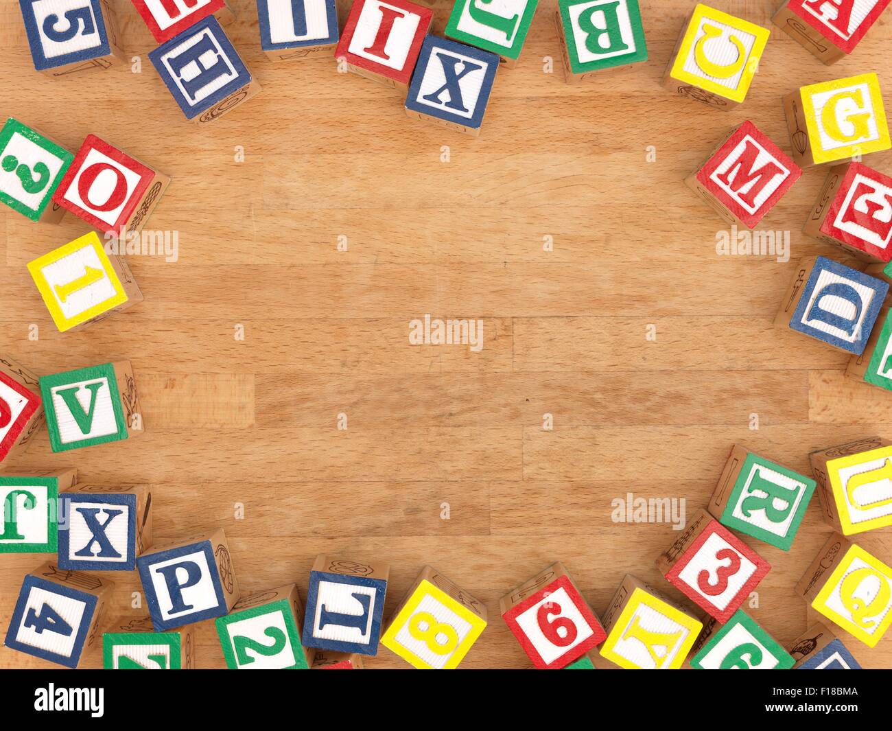 A close up shot of ABC blocks Stock Photo - Alamy