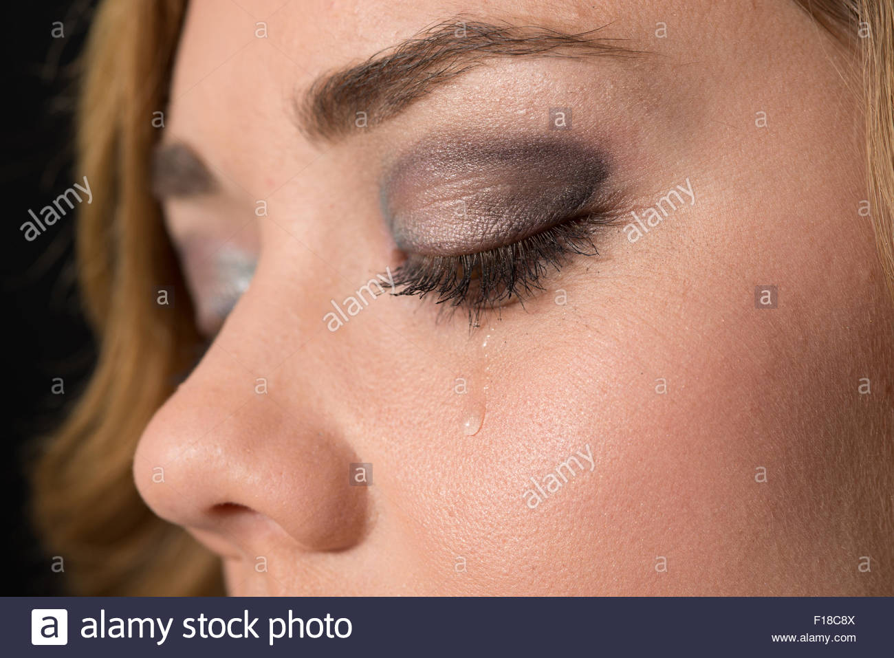 Girl Crying Tears High Resolution Stock Photography and Images - Alamy