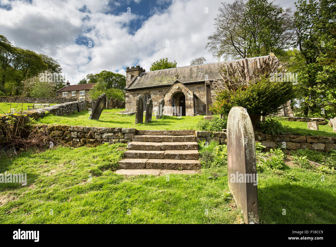 St Nicholas Chuch, Cockayne, Bransdale, North York Moors National Park ...