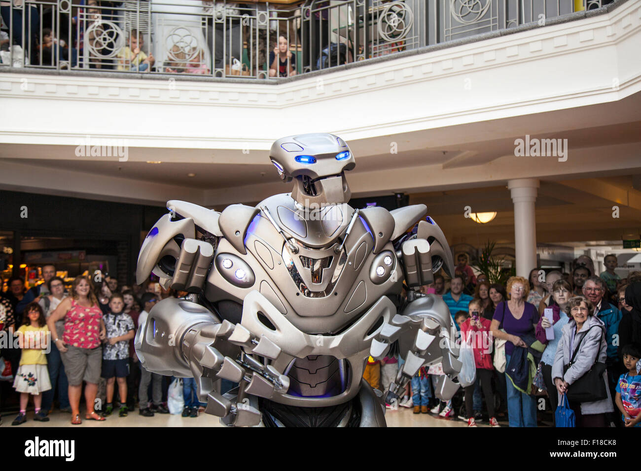Preston, Lancashire, 29th August, 2015. Close Enncounter as EXO Titan ...