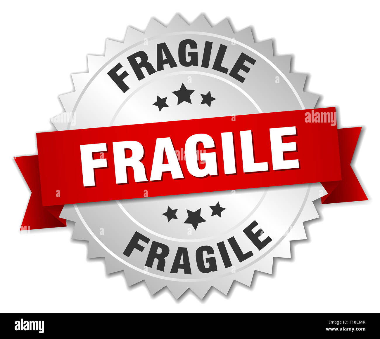 Fragile badge hi-res stock photography and images - Alamy