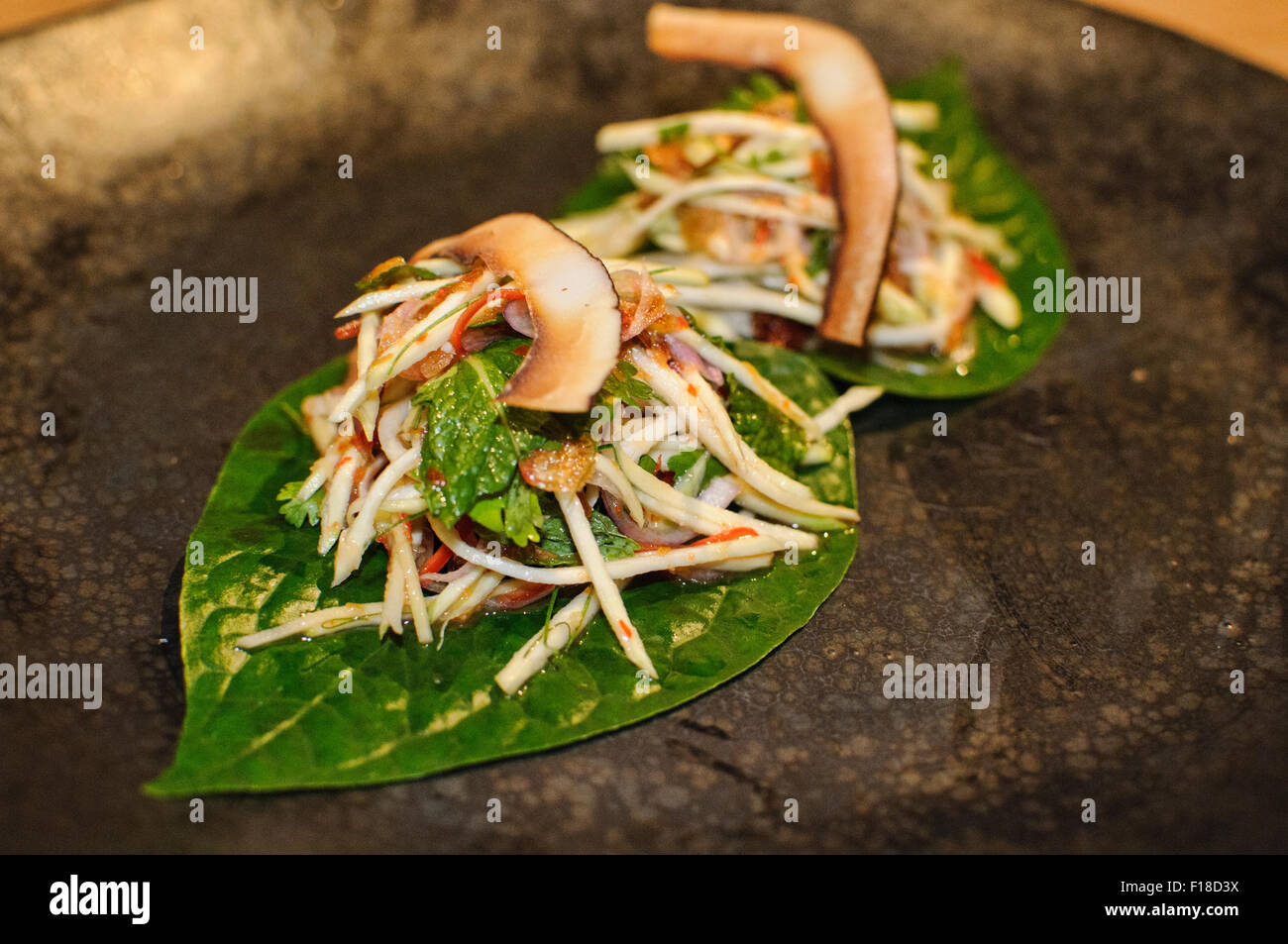 Traditional Thai Thai Food - Miang Kham Stock Photo - Alamy