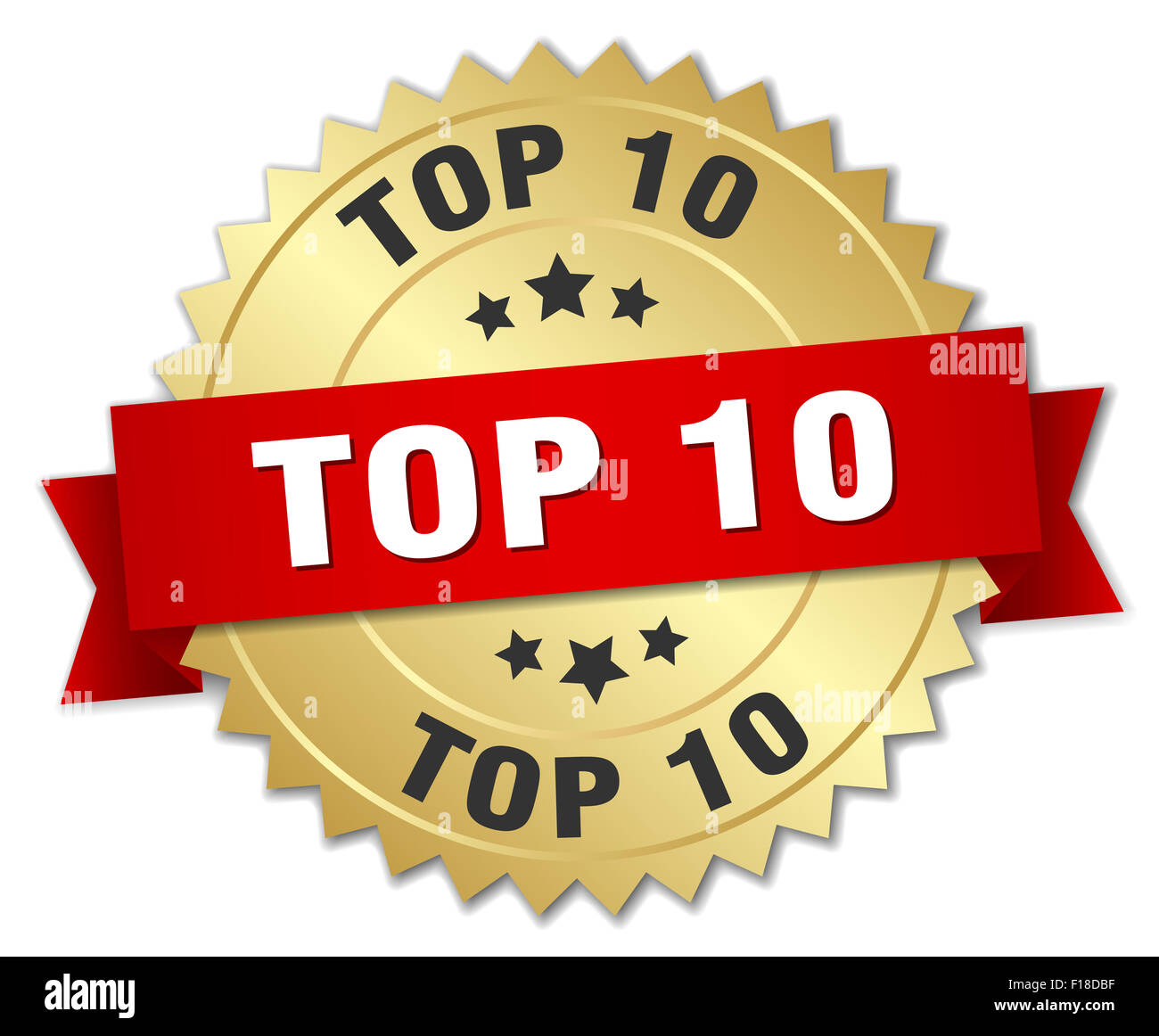 Top 10 badge Cut Out Stock Images & Pictures - Alamy