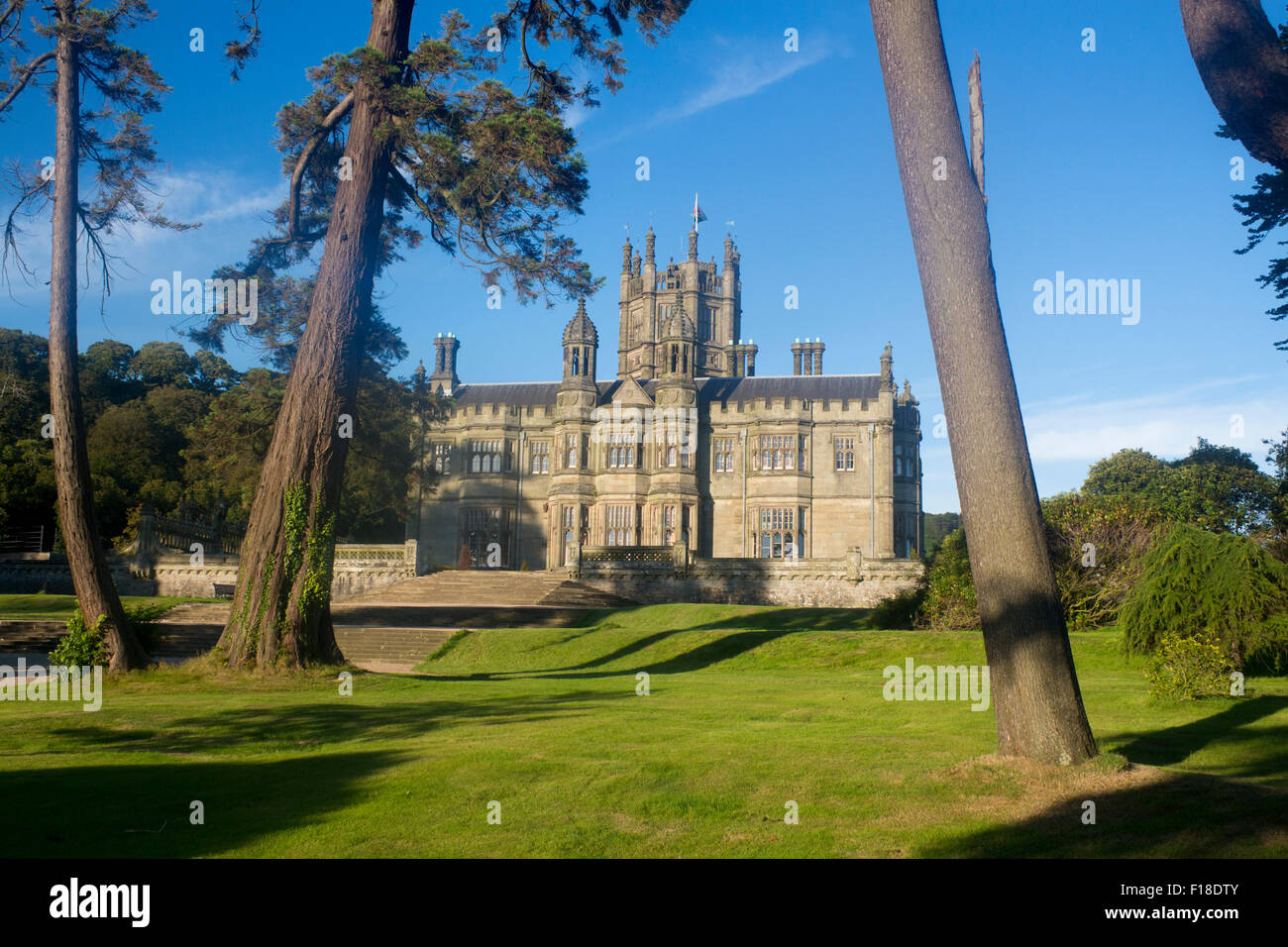 Margam Castle 19th century Victorian mock Gothic Margam Park Port ...