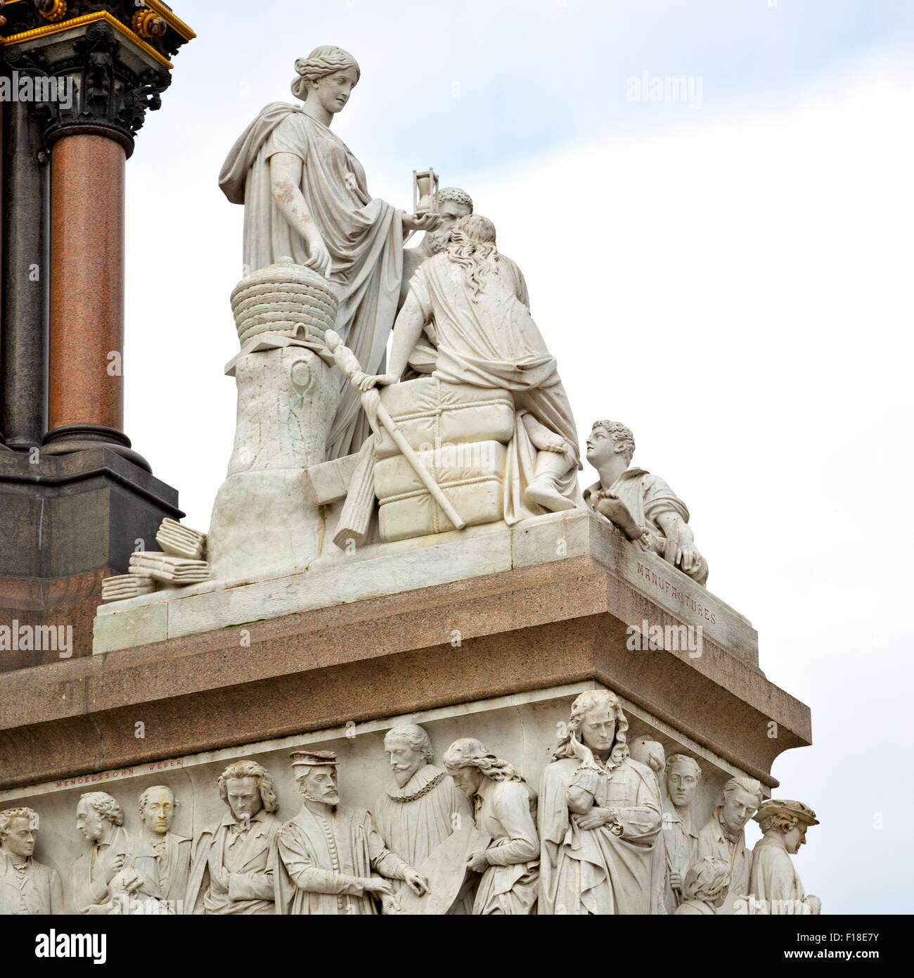 albert monument in london england kingdome and old construction Stock ...