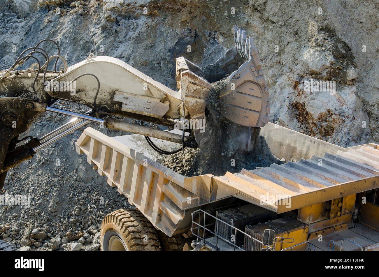 Open pit machinery Stock Photo - Alamy