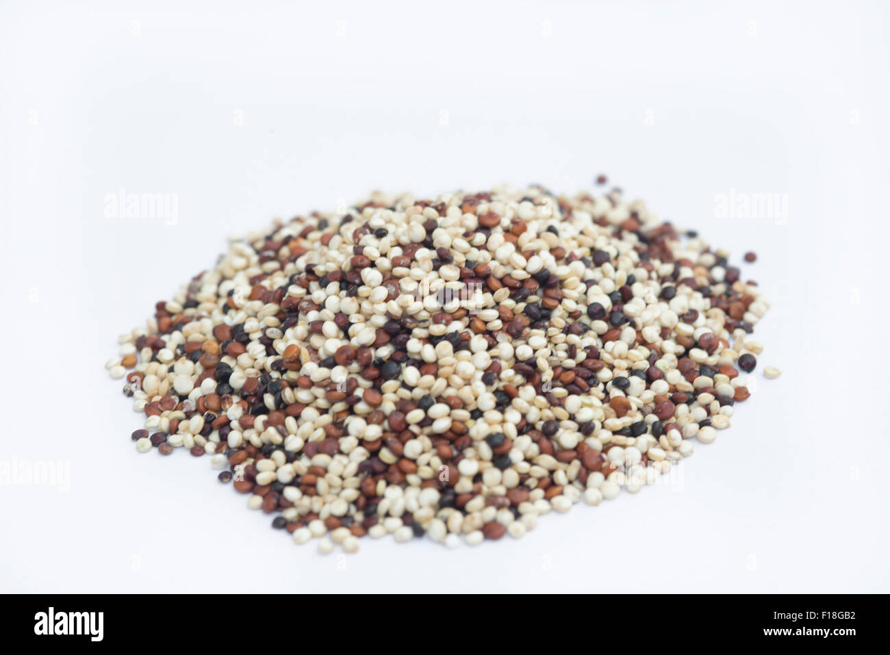 quinoa mix isolated on white background Stock Photo - Alamy