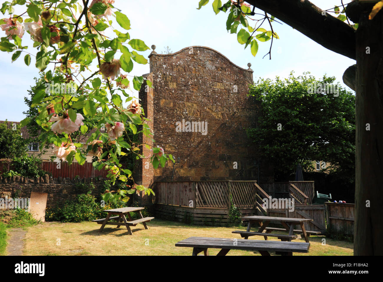 Fives Wall at the Fleur de Lis Inn, Stoke sub Hambdon, Somerset Stock ...