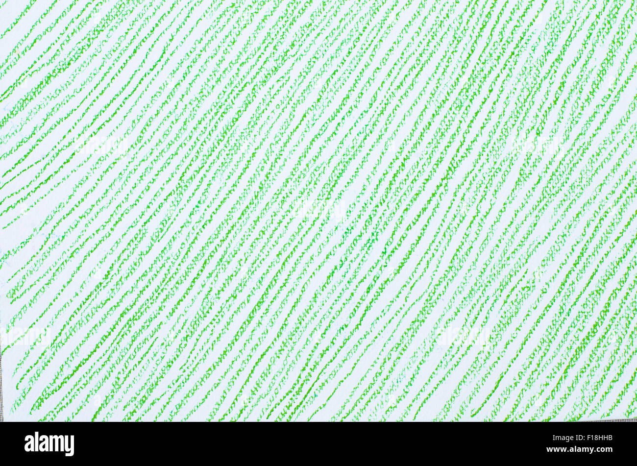 crayon lines drawn on white paper background Stock Photo - Alamy