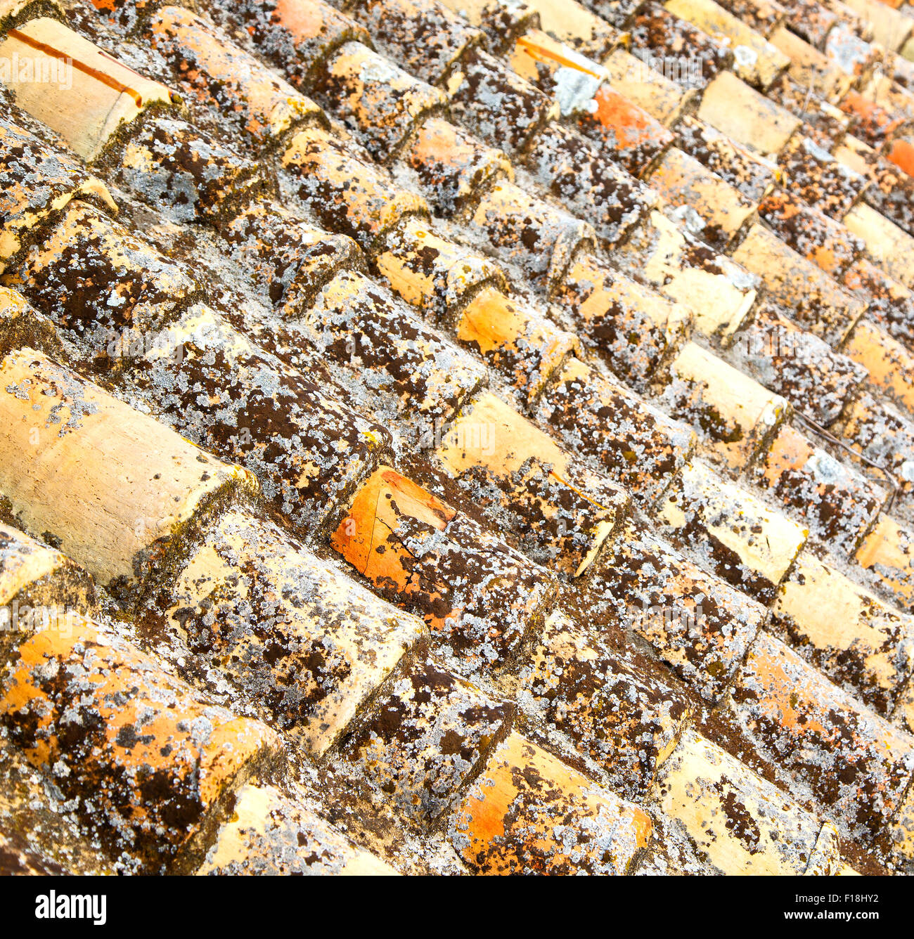 old moroccan tile roof in the old city Stock Photo - Alamy