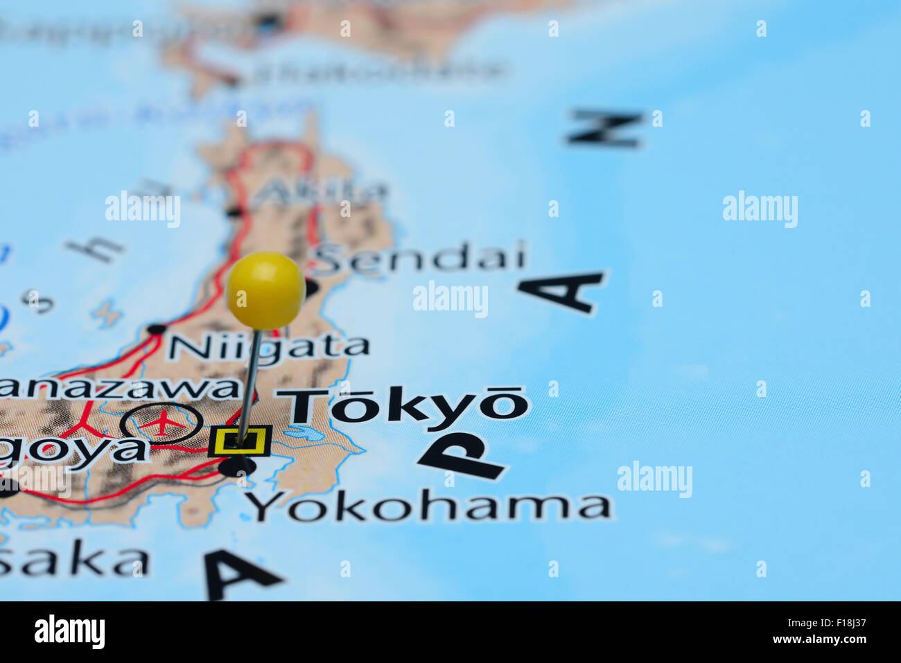 Tokyo tourist map hi-res stock photography and images - Alamy