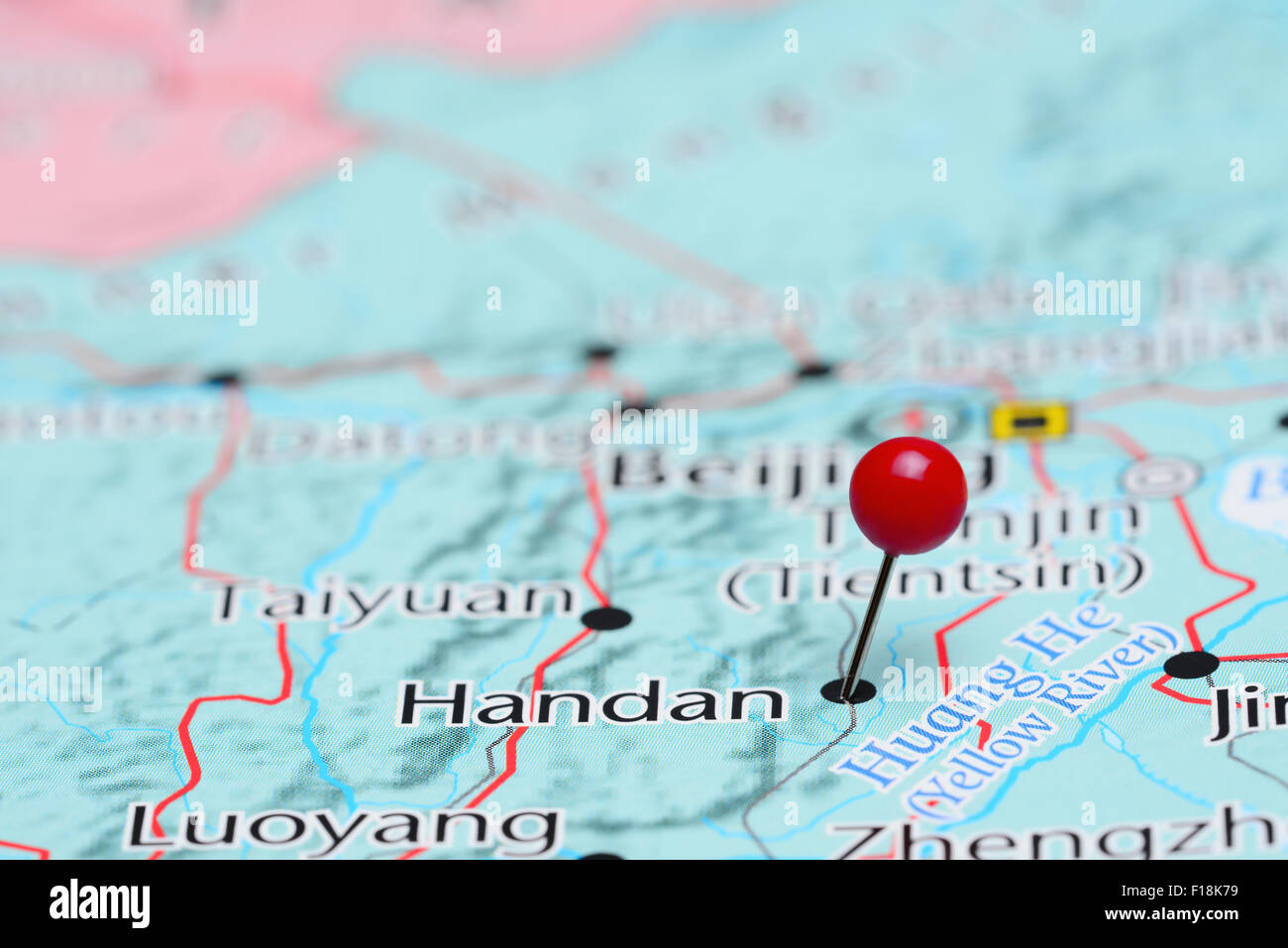 Handan map hi-res stock photography and images - Alamy