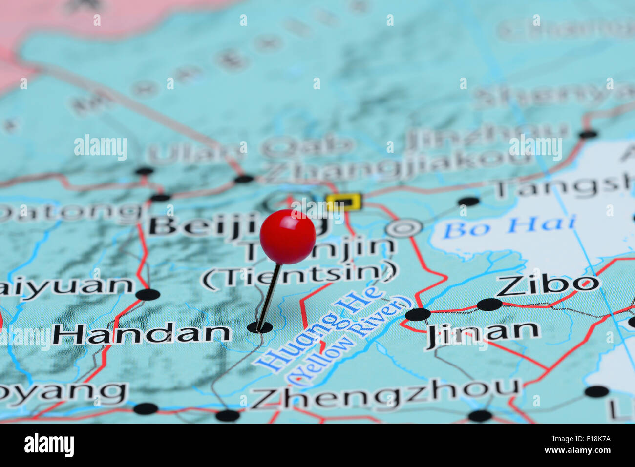 Handan map hi-res stock photography and images - Alamy