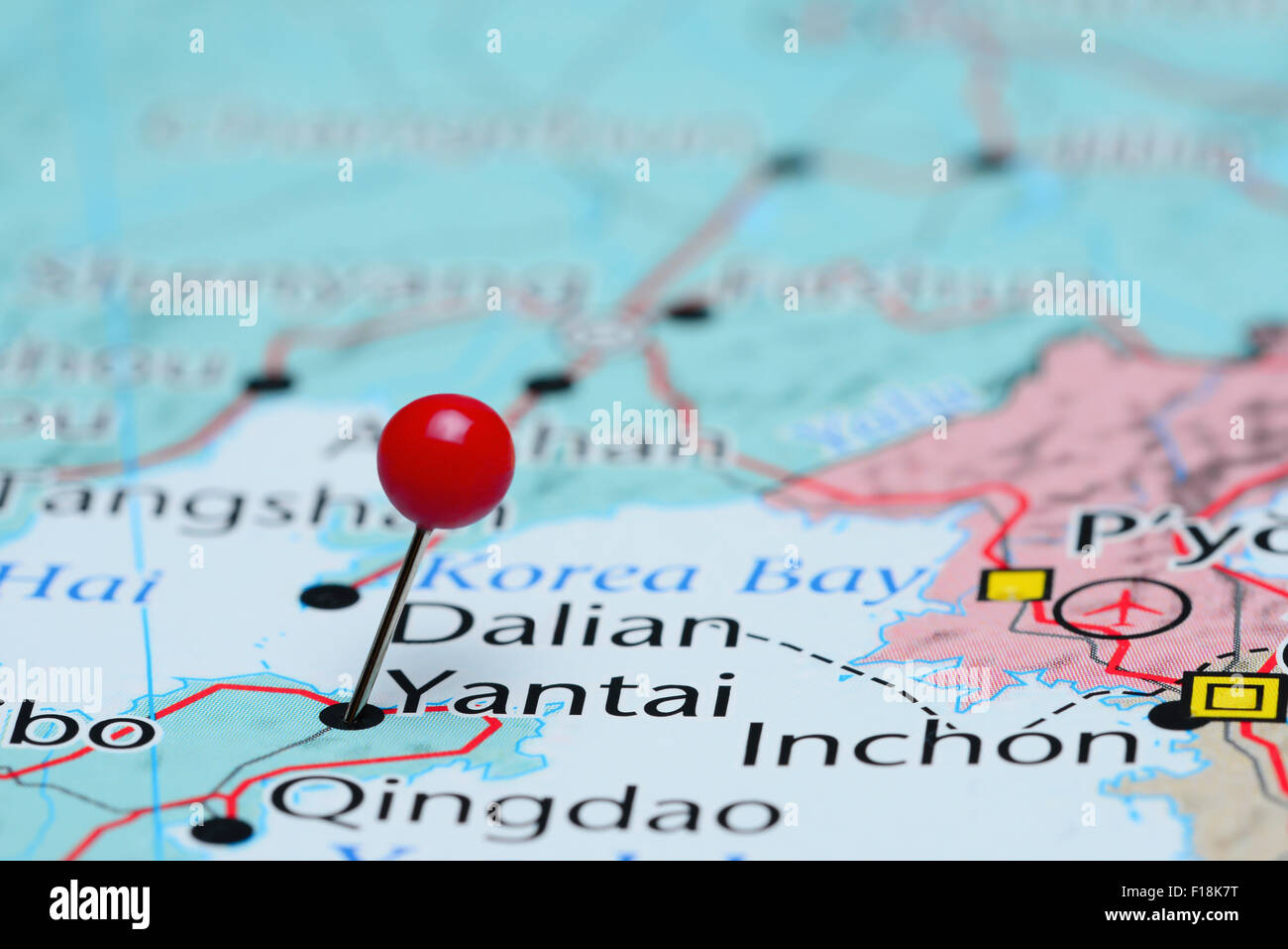 Yantai map hi-res stock photography and images - Alamy