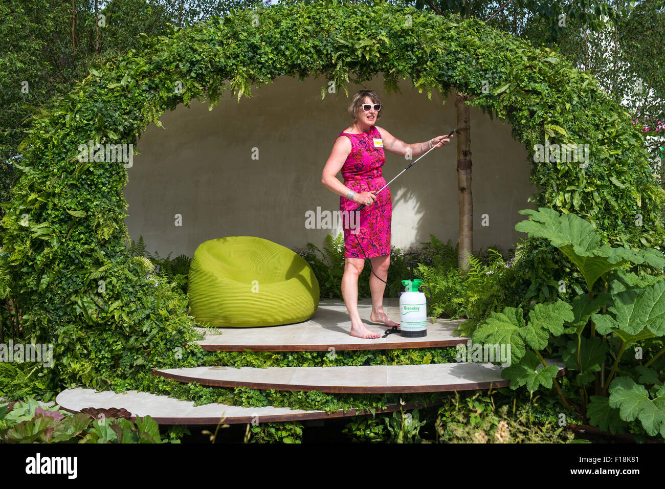 RHS Hampton Court Palace Flower Show 2015, Press Day. Featuring: View ...