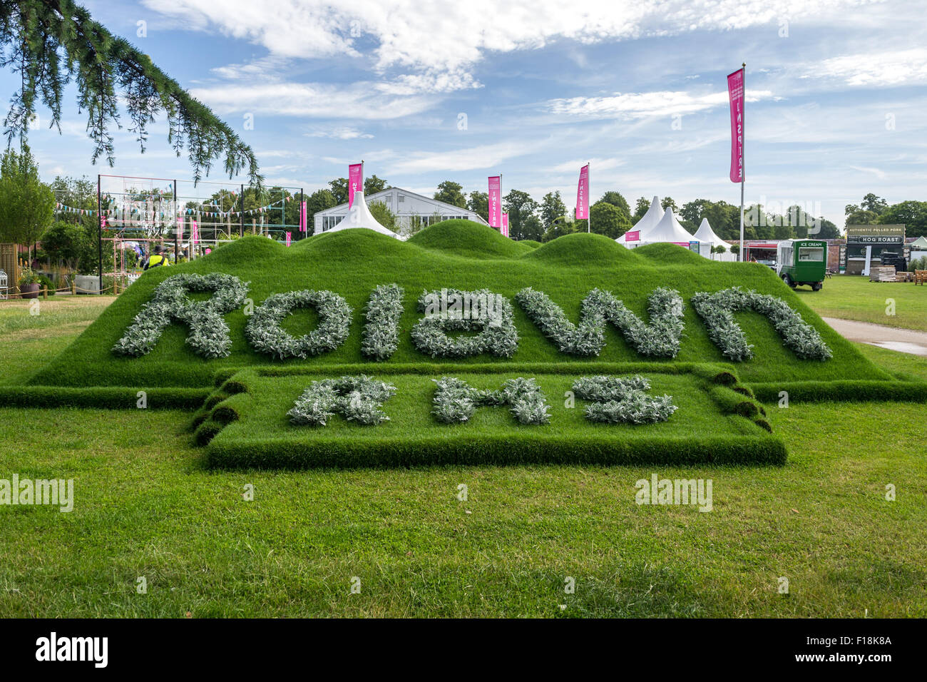 RHS Hampton Court Palace Flower Show 2015, Press Day. Featuring: View ...