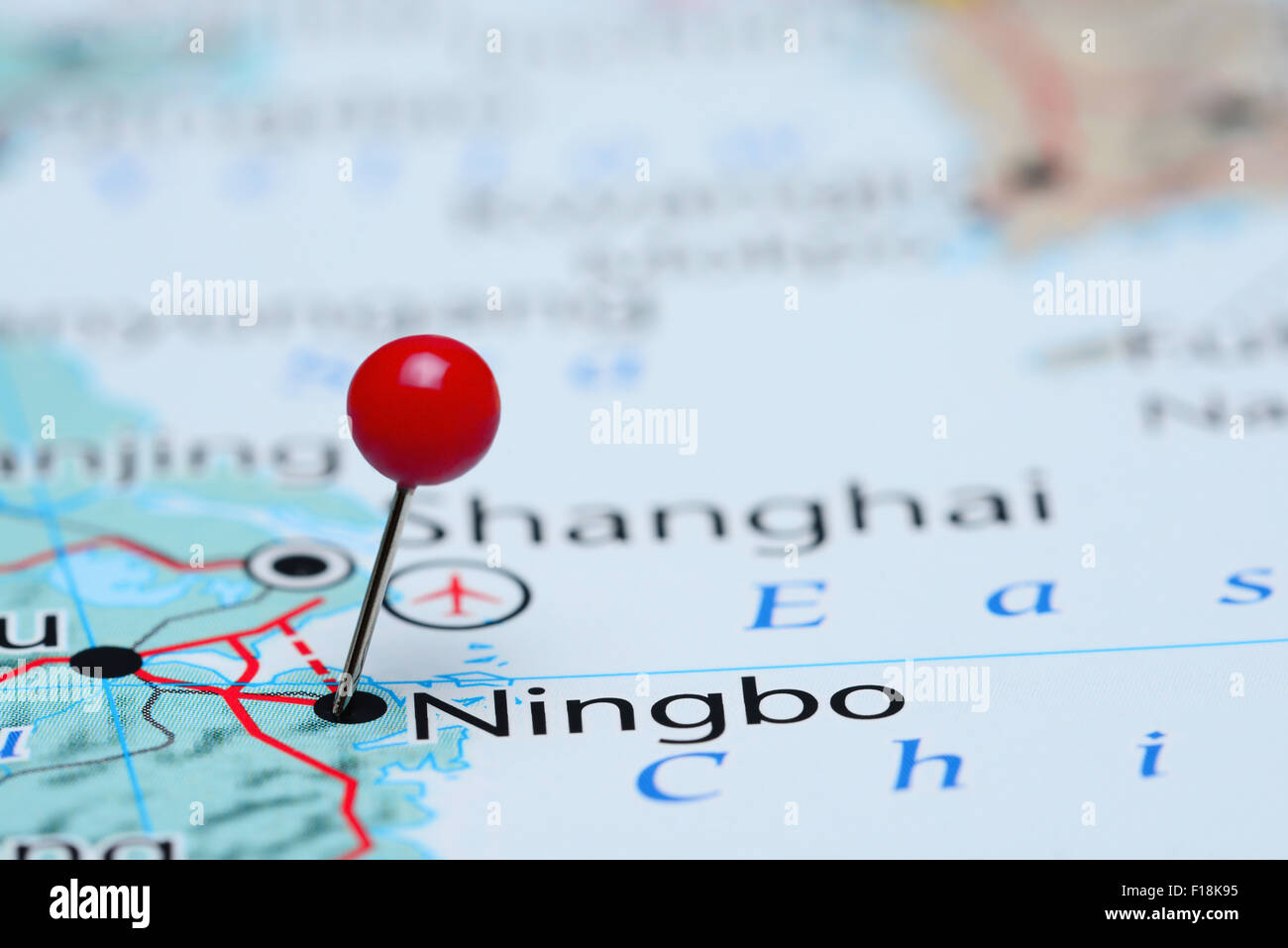 Map of ningbo china hi-res stock photography and images - Alamy