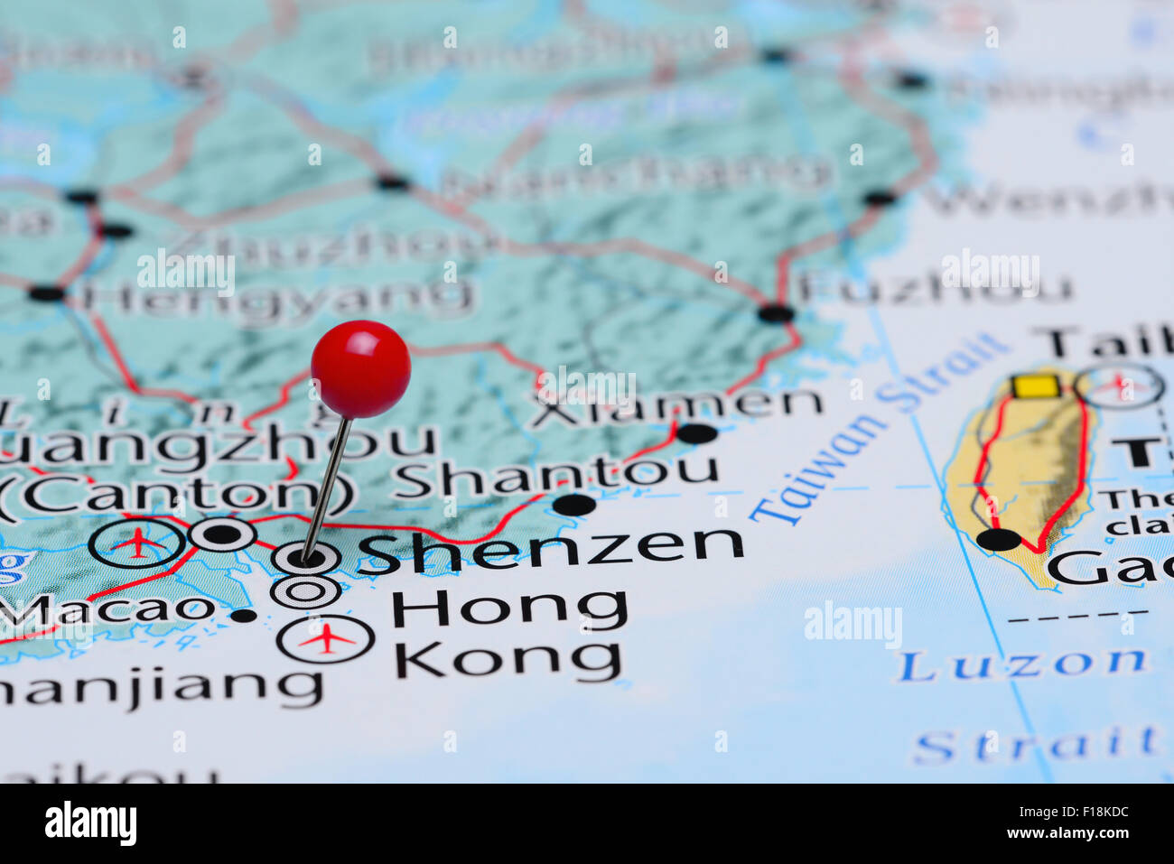 Map of shenzhen hi-res stock photography and images - Alamy