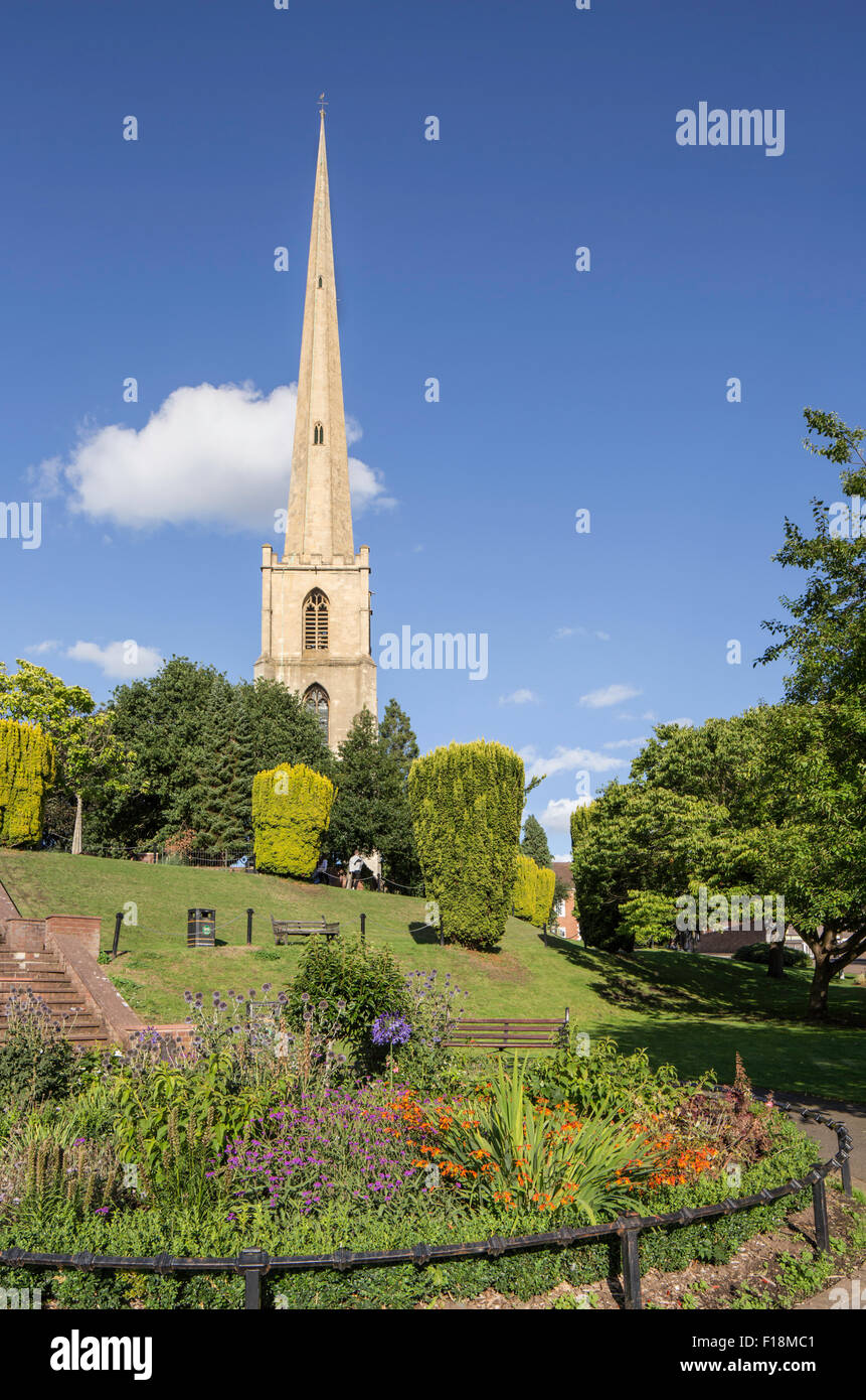 Glover's Needle (or St Andrews Spire) in St Andrews Gardens, Worcester ...