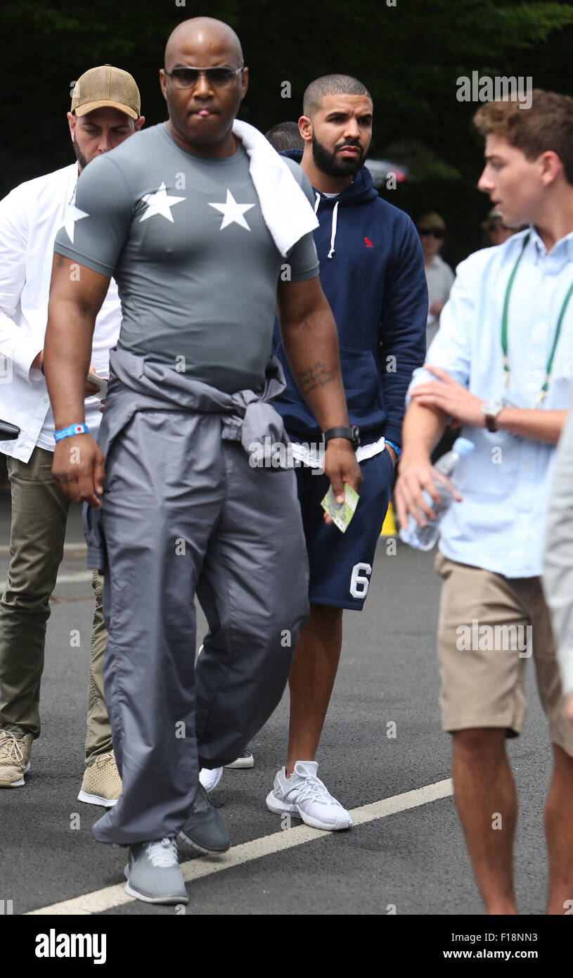 Wimbledon 2015 - Day 1 - Celebrity Sightings Featuring: Drake Where ...