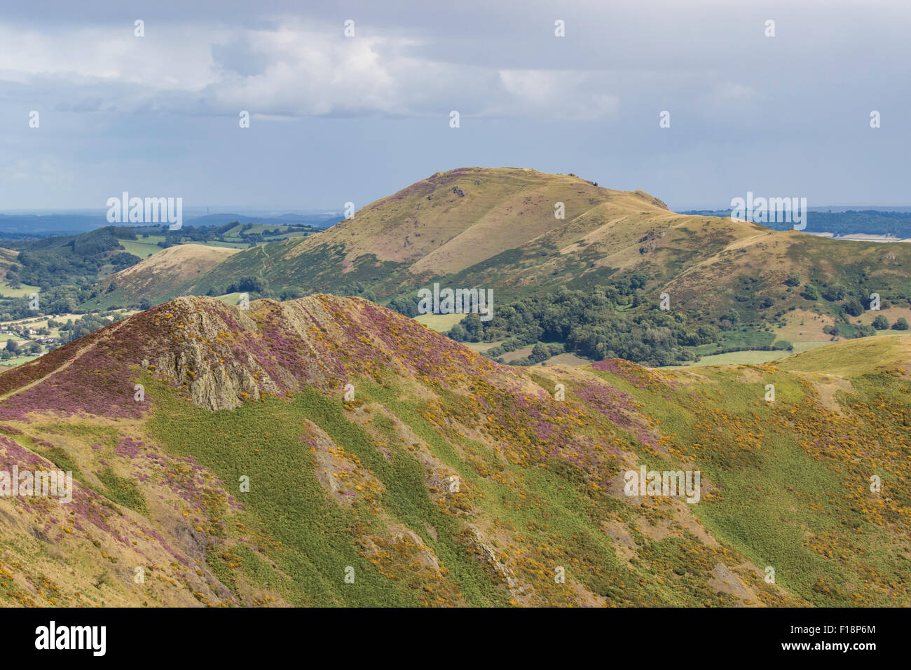 Caer Caradoc from the Long Mynd, Shropshire, England, UK Stock Photo ...