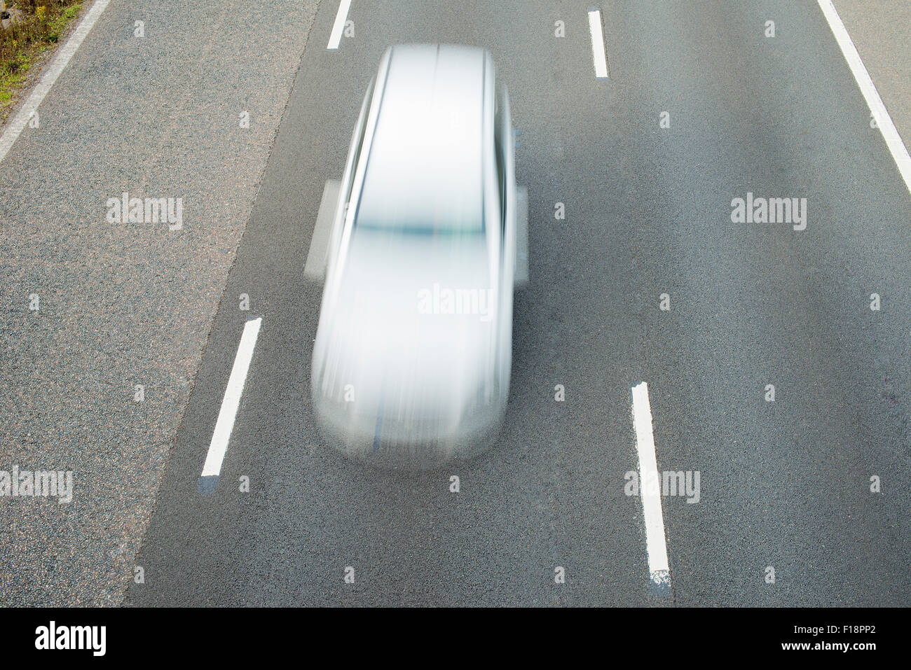 Car on the motorway hi-res stock photography and images - Alamy