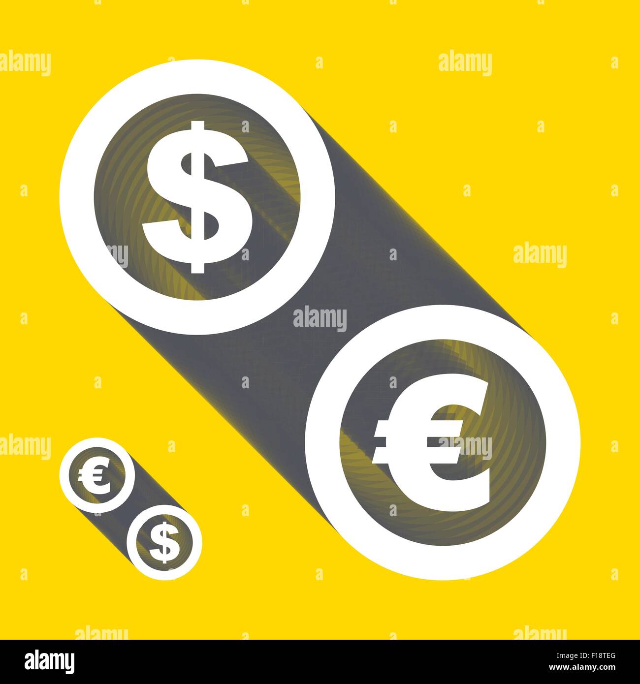 Usd eur Stock Vector Images - Alamy