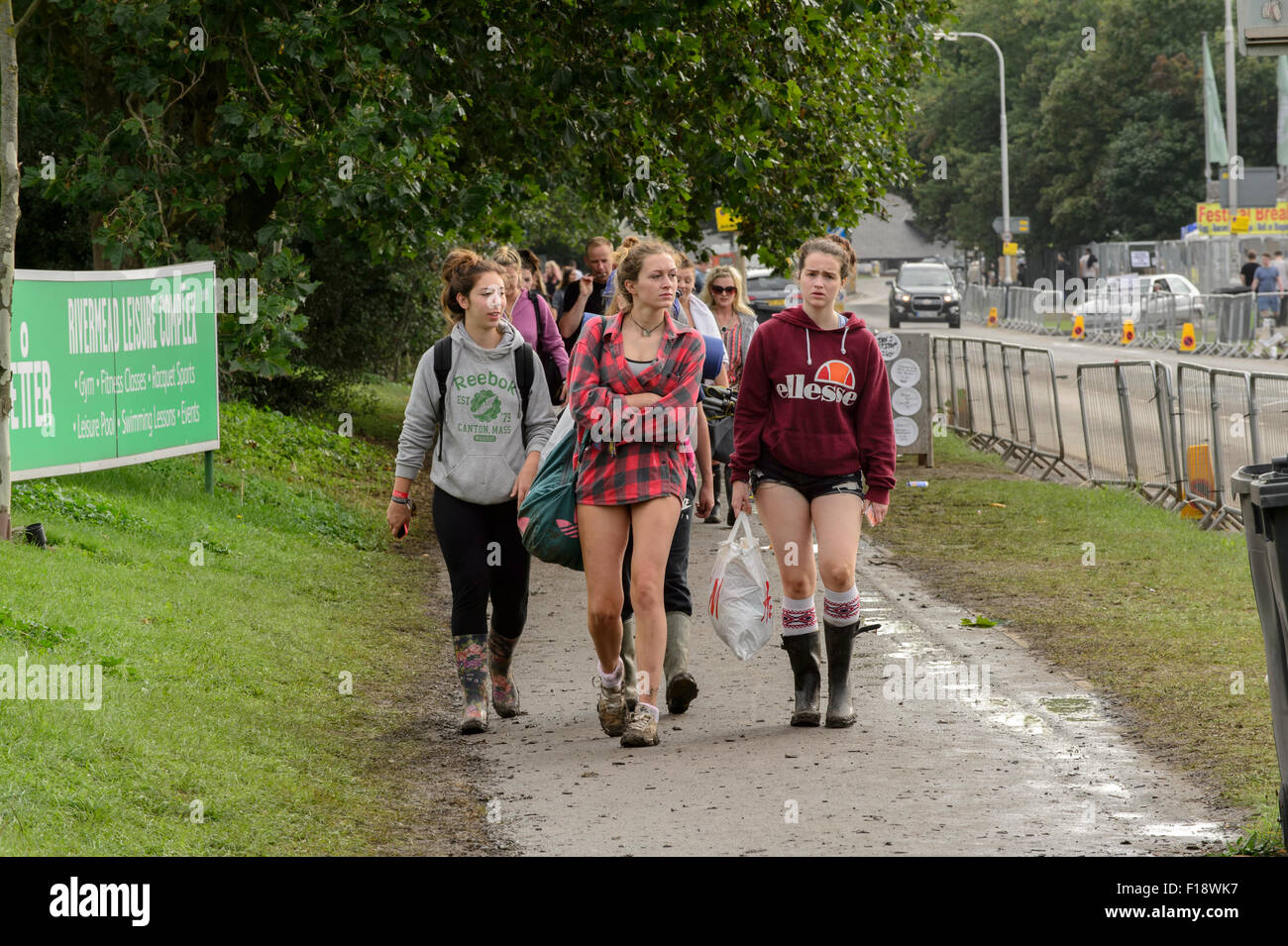 Reading, UK. 30th Aug, 2015. Festival visitors, Reading Festival 2016 ...