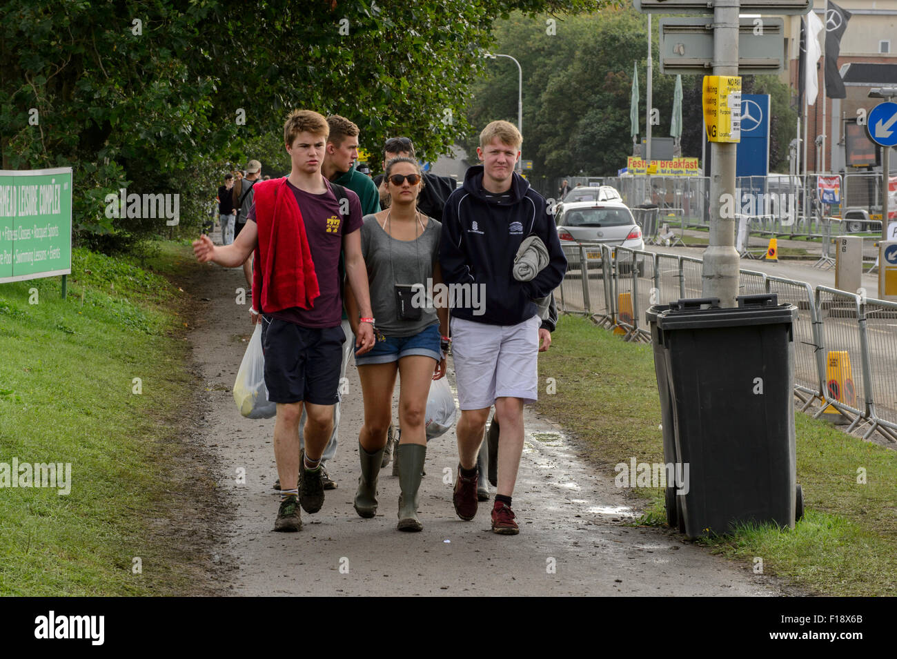 Reading, UK. 30th Aug, 2015. Festival visitors, Reading Festival 2016 ...