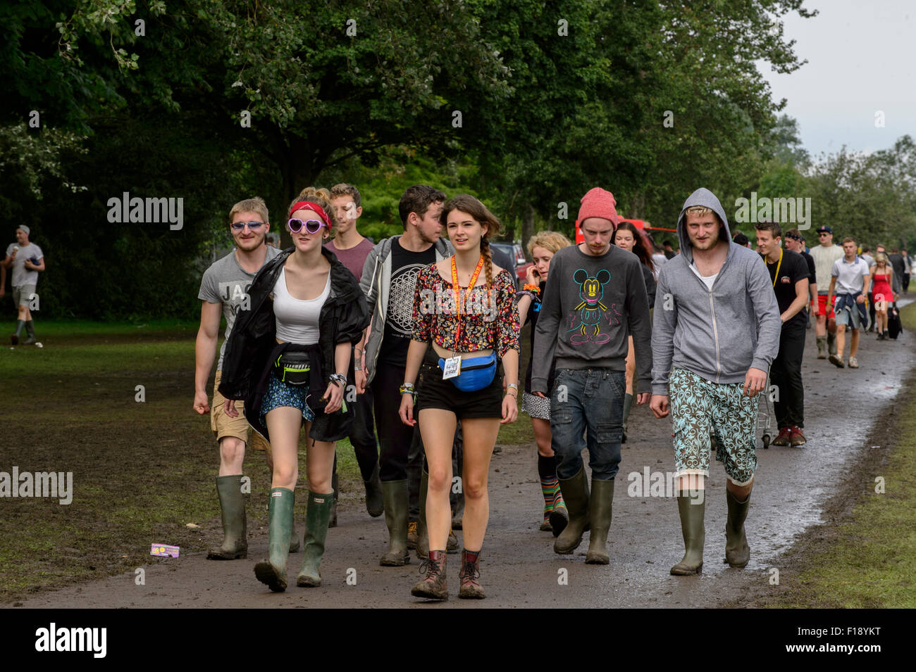 Reading, UK. 30th Aug, 2015. Festival visitors, Reading Festival 2016 ...