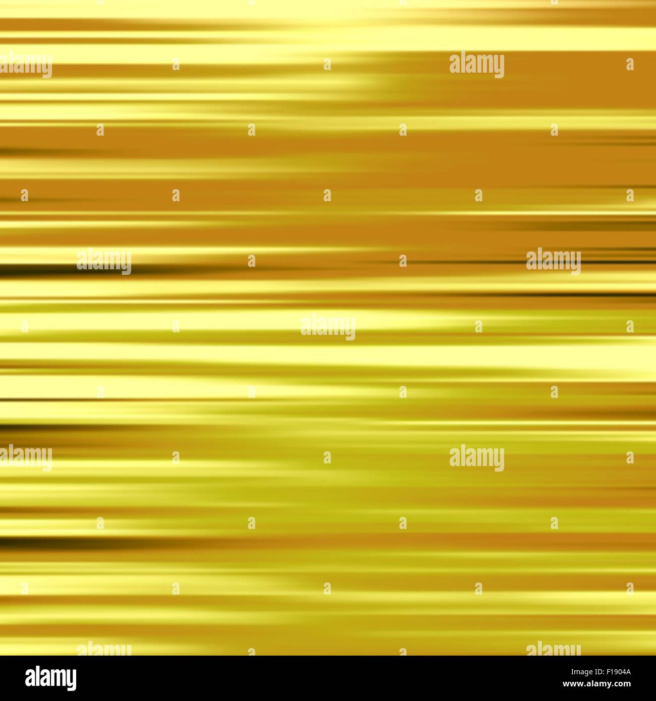 Gold waves background. Metal plate with reflected light. Vector ...