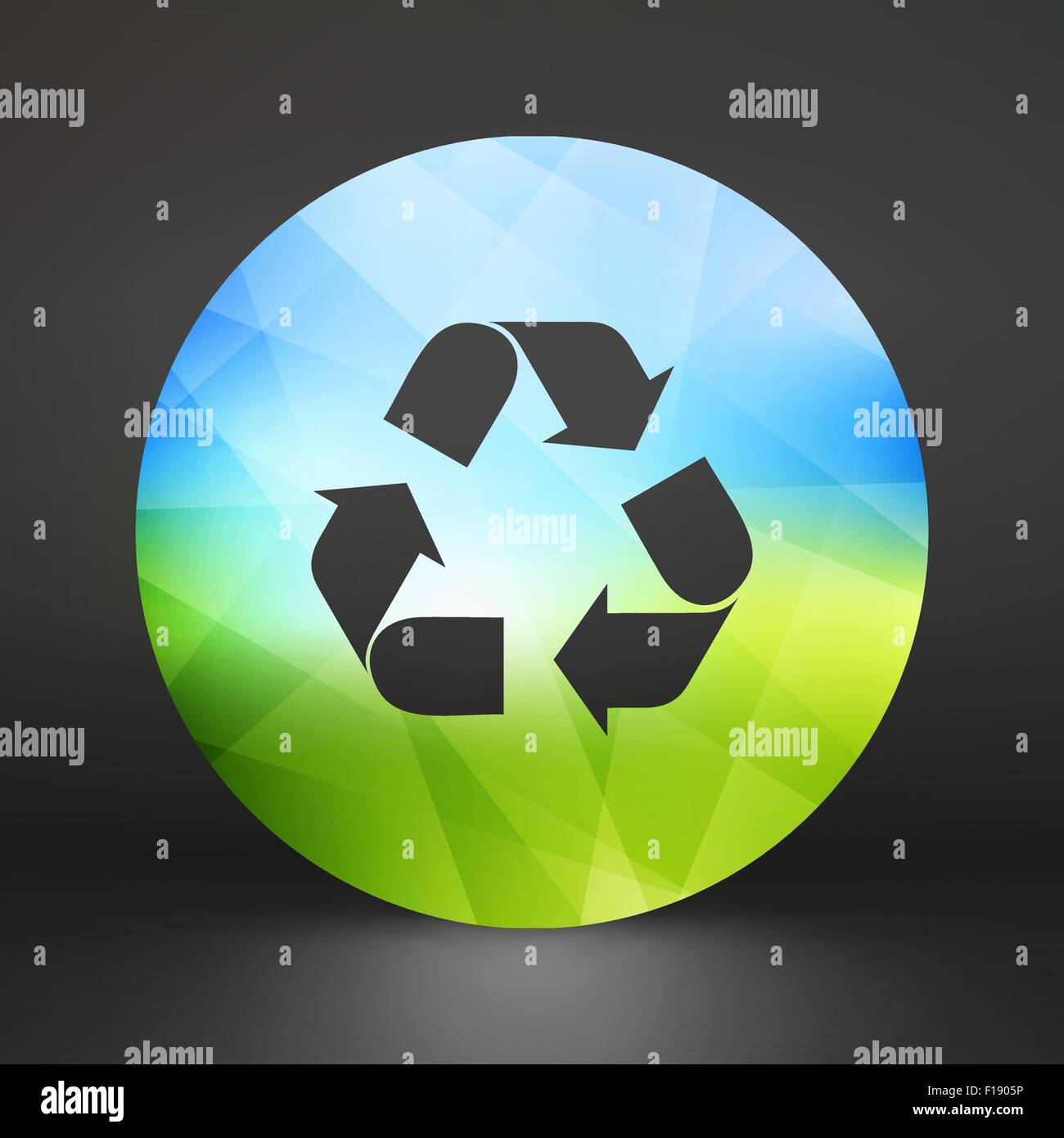 Recycle sign. Ecology icon. Vector illustration for your design. Can be ...
