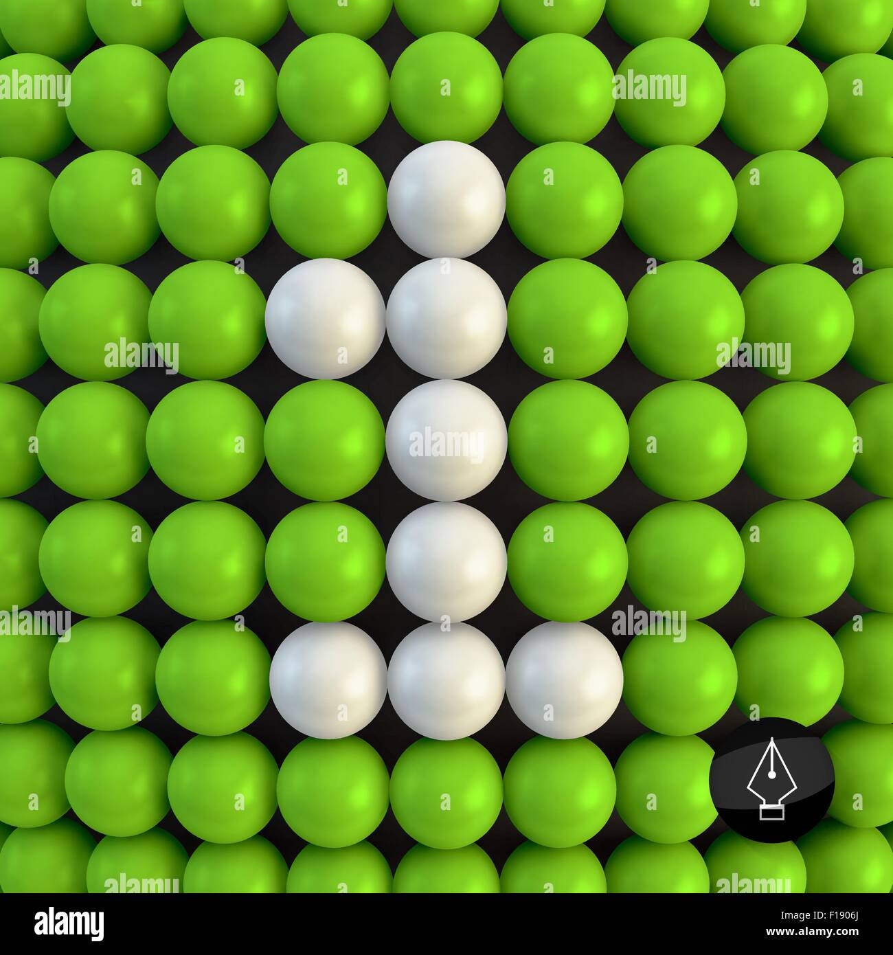 Number one. Abstract mathematics background. 3d vector illustration ...