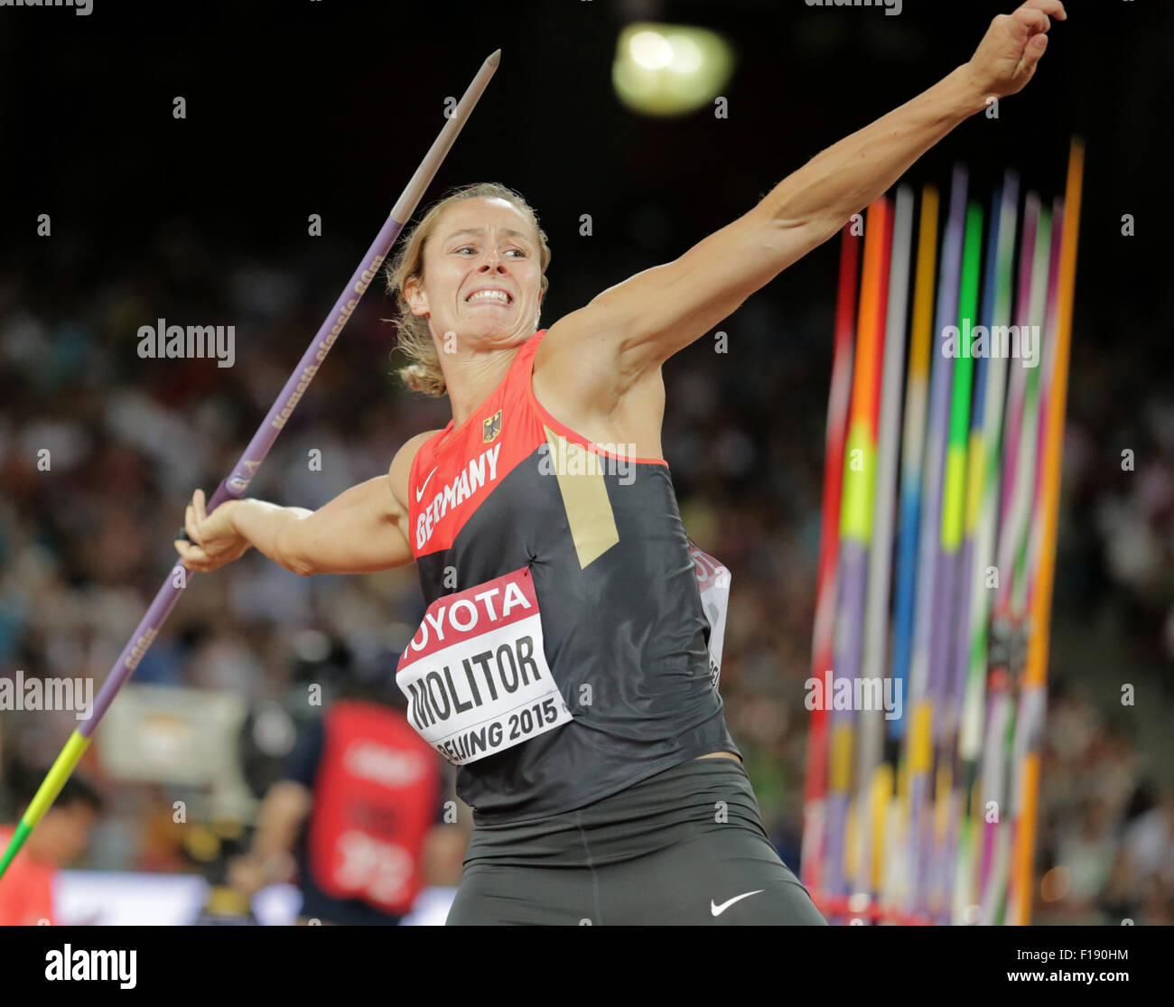 Beijing, China. 28th Aug, 2015. Katharina Molitor of Germany in action ...