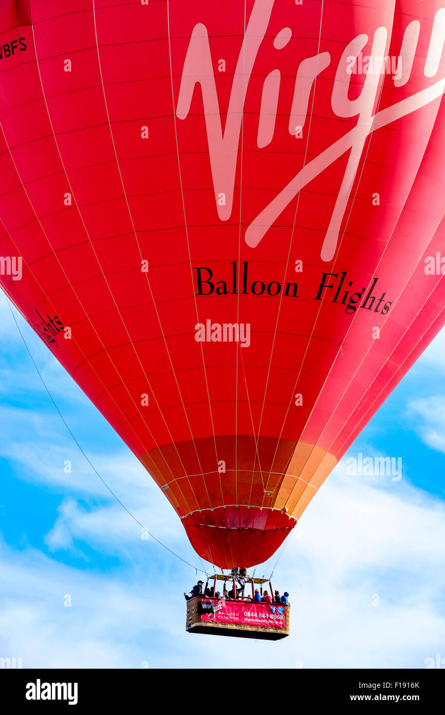 Balloon in the skies over South Lanarkshire in Scotland Stock Photo - Alamy