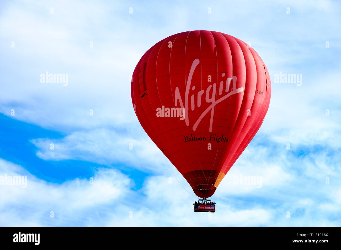 Balloon in the skies over South Lanarkshire in Scotland Stock Photo - Alamy