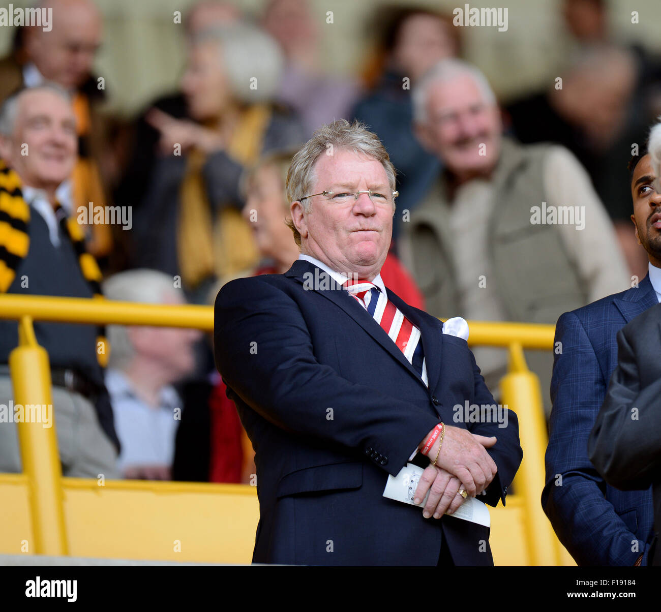 Comedian Jim Davidson watching his football team Charlton Athletic ...