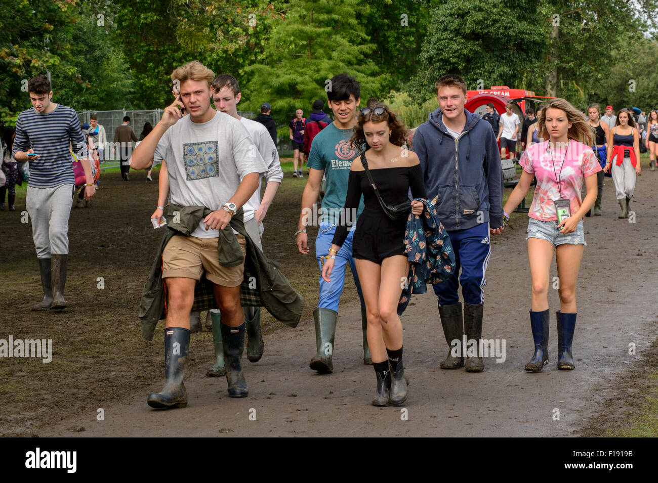Reading, UK. 30th Aug, 2015. Festival visitors, Reading Festival 2016 ...