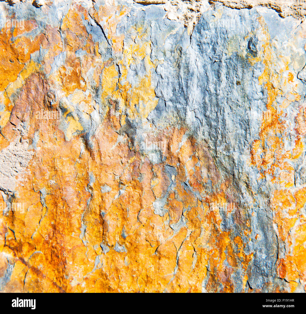 rocks stone and red orange gneiss in the wall of morocco Stock Photo ...
