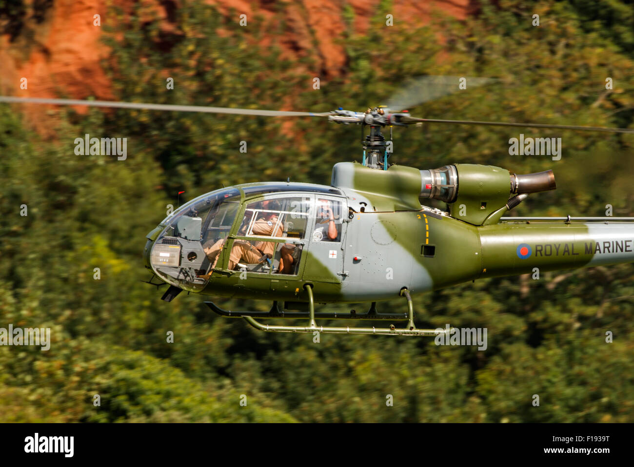 Gazelle Display Team at Dawlish Air Show 2015 Stock Photo - Alamy