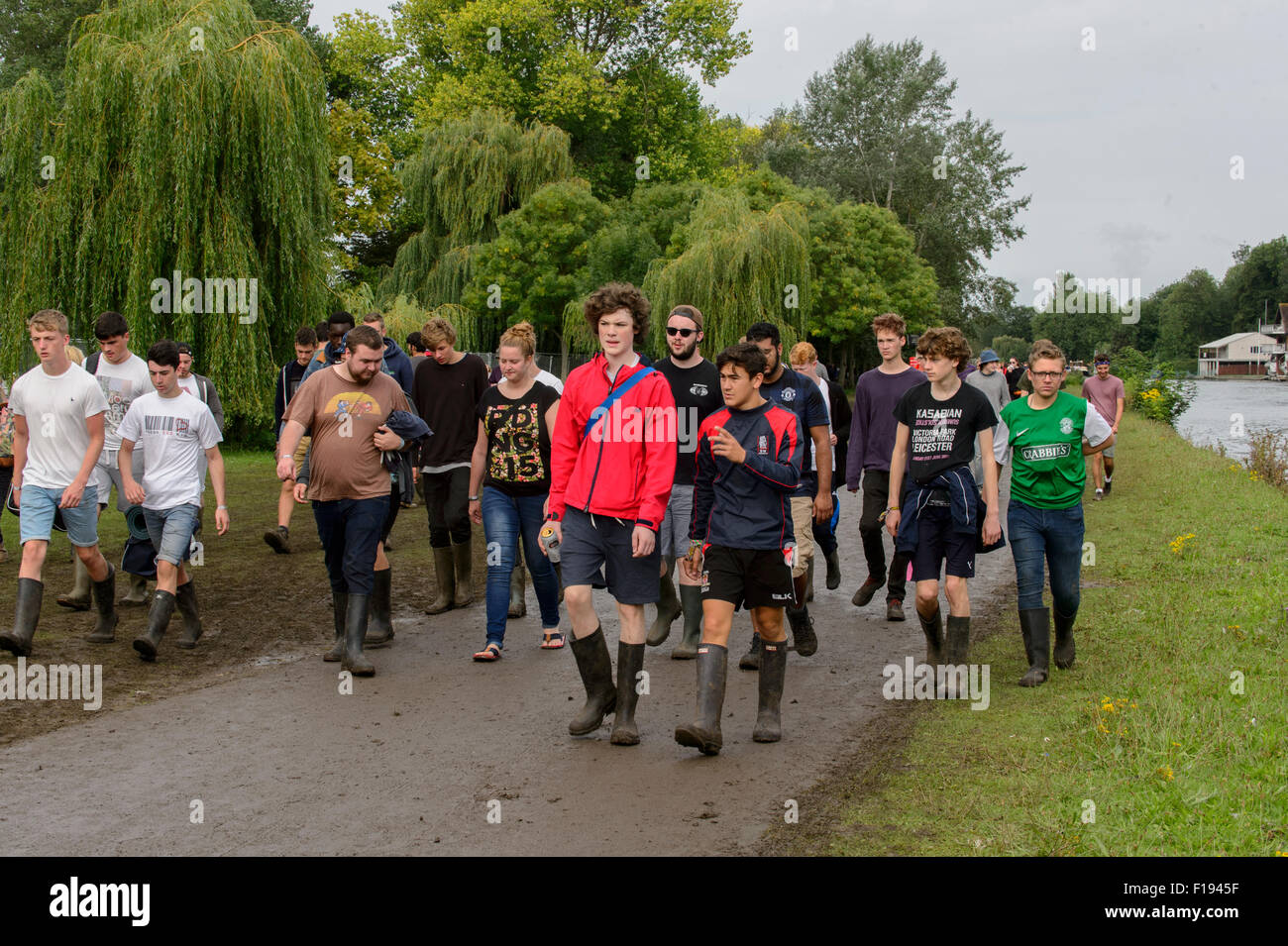Reading, UK. 30th Aug, 2015. Festival visitors, Reading Festival 2016 ...