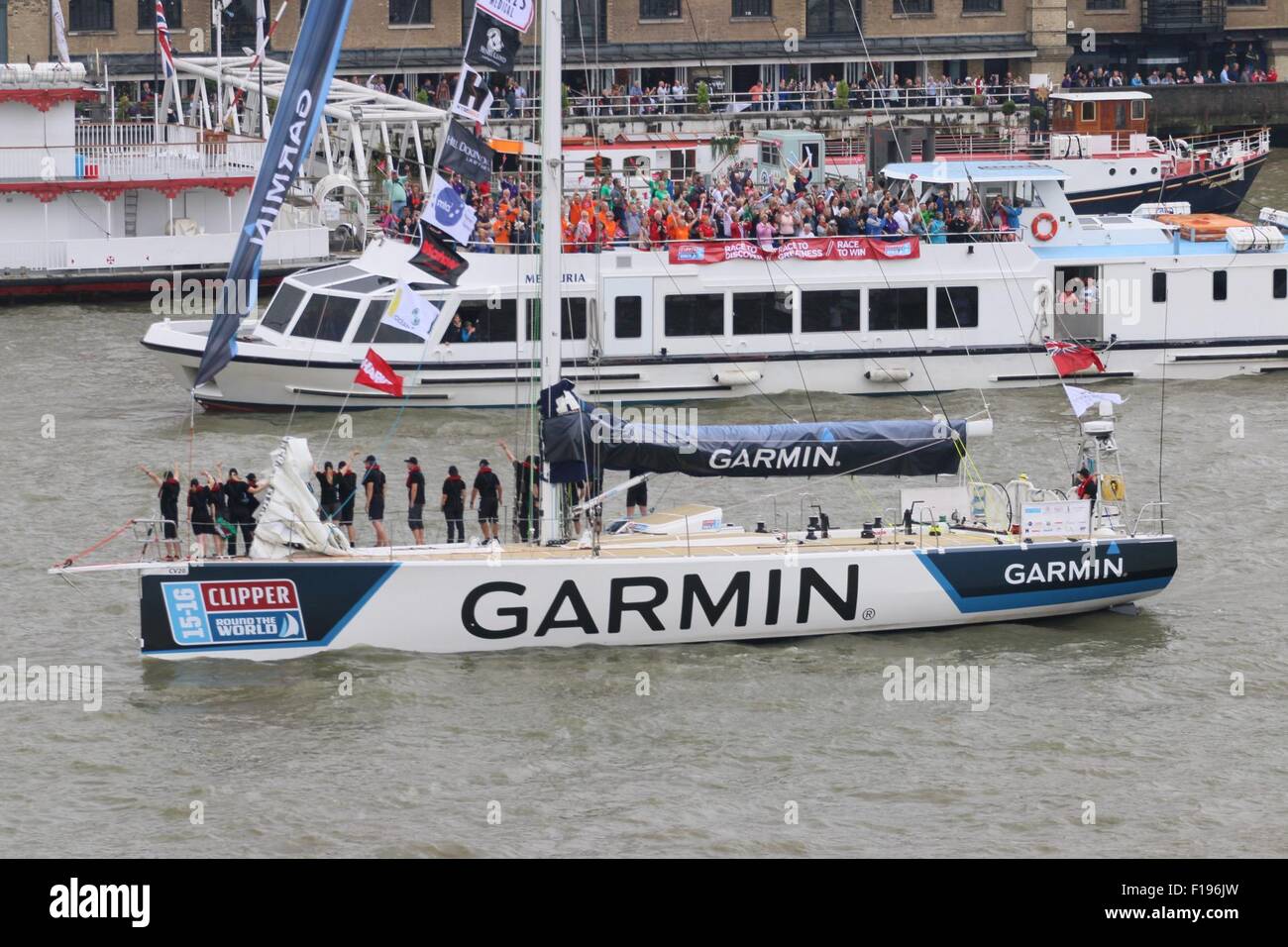 London, UK. 30th August, 2015.clippers have set sail from London for ...