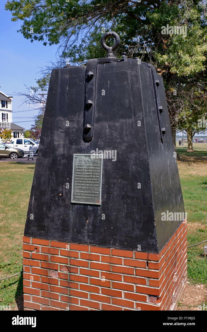 19th Century Diving Bell from the C&D Canal construction on display in ...