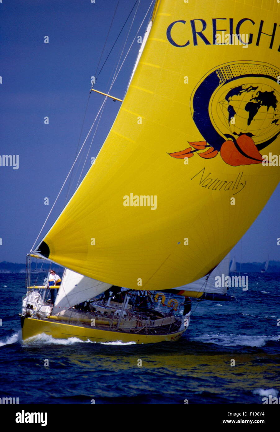 AJAXNETPHOTO. 1989. SOLENT, ENGLAND. - WHITBREAD RACE YACHT ...